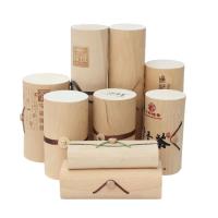 China Custom Unfinished Soft Wood Birch Bark Handmade Cheese Cake Packaging Box for Gift for sale