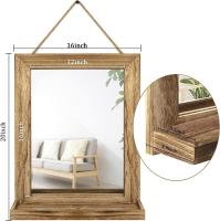 China High Quantity Farmhouse Decor Wall Mirror with Shelf Advantage and No. of Tiers Single for sale
