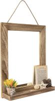 China High Quantity Farmhouse Decor Wall Mirror with Shelf Advantage and No. of Tiers Single for sale