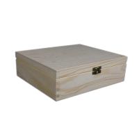 China Clear Lid Wood Tea Storage Box for Printing Laser Engrave Natural Eco-Friendly Design for sale