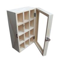 China Clear Lid Wood Tea Storage Box for Printing Laser Engrave Natural Eco-Friendly Design for sale