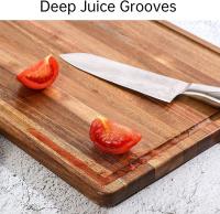 China As your request Chopping Board with Juice Groove Handle Acacia Wood Cutting Board for sale