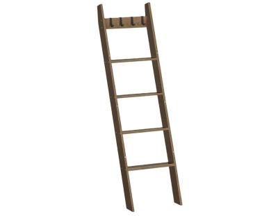 China Common Size 5-Tier Wall Leaning Towel Rack with Burned Printing and Decorative Design for sale