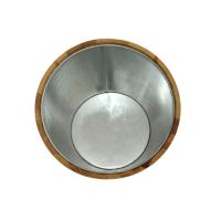 China Wooden Ice Bucket Cooler Custom Wood Bucket in Plain Color or Your Choice for sale