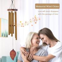 China Personalized Mom Gift Customized Aluminum Compassion Memorial Wind Chimes for Outdoor for sale