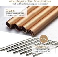 China Personalized Mom Gift Customized Aluminum Compassion Memorial Wind Chimes for Outdoor for sale