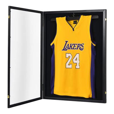 China Uniform Memorabilia Display Case Wall Mounted Shadow Box with Acrylic Protection Lid for sale