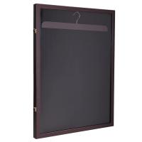 China Uniform Memorabilia Display Case Wall Mounted Shadow Box with Acrylic Protection Lid for sale