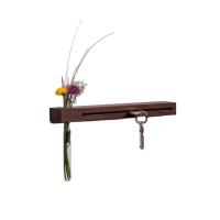China Living Room Key Hooks Wall Decoration Board with Shelf and Vase for sale