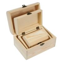China Latest Popular Luxury Unfinished Wooden Treasure Gift Boxes for DIY Art Project Crafts for sale