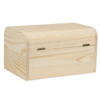 China Latest Popular Luxury Unfinished Wooden Treasure Gift Boxes for DIY Art Project Crafts for sale