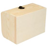 China Latest Popular Luxury Unfinished Wooden Treasure Gift Boxes for DIY Art Project Crafts for sale