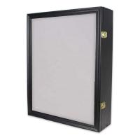China Wood and Acrylic Black 20 Baseball Display Case Cabinet for Storing Sports Memorabilia for sale
