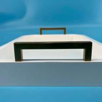 China Customized Logo Acceptable White Wooden Serving Tray with Handles Made of Acacia Wood for sale