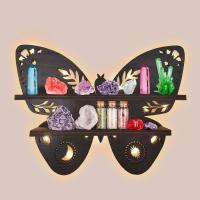 China Modern Design Storage Containers for Butterfly Wood Wall Floating Shelves in Wood for sale
