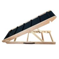 China Customized Logo Acceptable Modern Design Pet Folding Dog Ramp Stairs for Home and Car for sale
