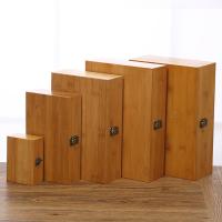 China Customized Logo Acceptable Eco-friendly Bamboo Rectangle Wooden 13x9x5cm Storage Box for sale