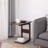 China Modern Wooden Coffee Table Small Curved Pine Solid Wood for Living Room or Bedroom for sale