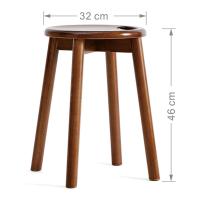 China Mail packing N Modern Design Small Round Wood Stool for Kitchen Living Room Home Decoration Furniture Stool for sale