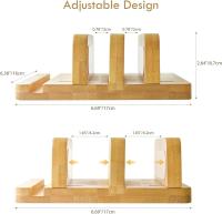 China Non-folding Rack Vertical Laptop Stand Customized Logo Double Stand Holder with Dock for sale