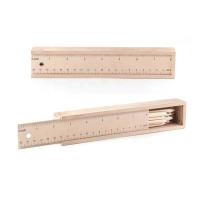 China 12 Color Pencils Wooden Pencil Case Box for Student Stationery Custom Order Accepted for sale