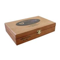 China FSC Certified Handmade Wood Cigarette Box with Customized Logo Printing and Packaging for sale