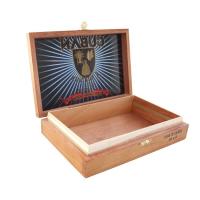 China FSC Certified Handmade Wood Cigarette Box with Customized Logo Printing and Packaging for sale