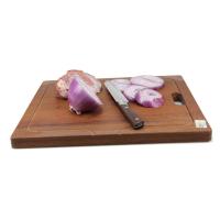 China Functional Solid Wood Cutting Board with Handle Custom Size Sustainable Printing Burned for sale