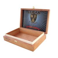 China FSC Certified Handmade Wood Cigarette Box with Customized Logo Printing and Packaging for sale