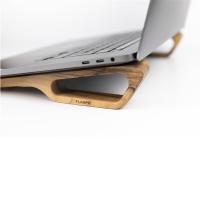 China Wooden Laptop Holder for Macbook Space-saving and Stylish Desk Accessory for sale