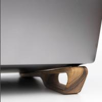 China Wooden Laptop Holder for Macbook Space-saving and Stylish Desk Accessory for sale