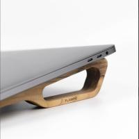 China Wooden Laptop Holder for Macbook Space-saving and Stylish Desk Accessory for sale