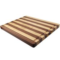 China Customized Size Kitchenware Multi-functional Solid Wood Chopping Board with Handle for sale