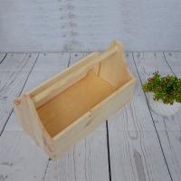 China Customized Logo Acceptable and Printing Laser Engrave Wooden Tool Box for Crafts Storage for sale