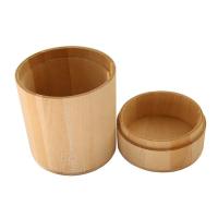 China Europe Vitalucks Unfinished Small Wooden Painted Wooden Plain Color Cylinder Box for sale