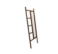 China Bathroom Leaning Dressing Mirror Ladder Modern Design Style Wooden Frame with Mirror for sale