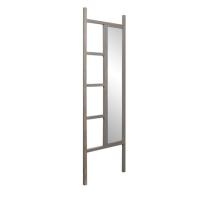 China Bathroom Leaning Dressing Mirror Ladder Modern Design Style Wooden Frame with Mirror for sale