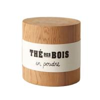 China Wooden Tea Storage Box Canister Cask for Tea Coffee Candy Embossing Printing Handling for sale
