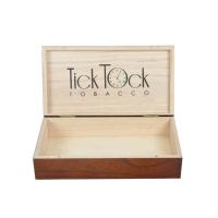 China Customizable Logo and Color Wooden Cigarette Case with Varnished Finish for sale