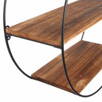 China Floating Hanging Shelf for Picture Frames and Displaying Sundries in Wooden Metal for sale
