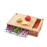 China Customized Logo Acceptable Wooden Plain Color Cutting Board for Kitchen Multifunction for sale
