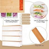 China Customized Logo Acceptable Wooden Plain Color Cutting Board for Kitchen Multifunction for sale
