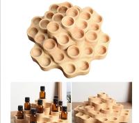 China 15ml and 10ml Essential Oil Bottle Display Stand Rack with Customized Logo Acceptable for sale