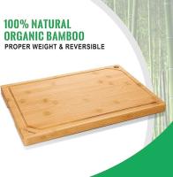 China 18 X 12Inch Juice Groove Bamboo Cutting Board Large Xtra Large for Custom Logo Kitchen for sale