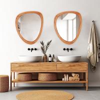 China High Quantity Double Tier Wall Mirror for Bathroom Decor in Living Room Entryway Hall for sale