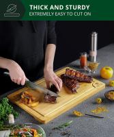 China Custom Service 18X12Inch Bamboo Wood Cutting Board Sustainable Wooden Plain Color for sale