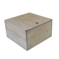 China Custom Logo Printed Pine Wooden Boxes with Sliding Lid Handmade and Plain Wood Color for sale