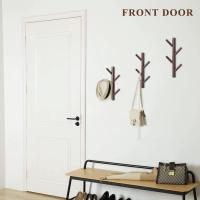China Wood Hook Wall Decor Hanger for Bedroom and Bathroom Behind Doors/On Walls Function for sale