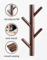 China Wood Hook Wall Decor Hanger for Bedroom and Bathroom Behind Doors/On Walls Function for sale