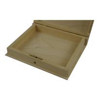 China Handmade Custom Wood Book Box for Organizing and Storing Various Personal Items for sale